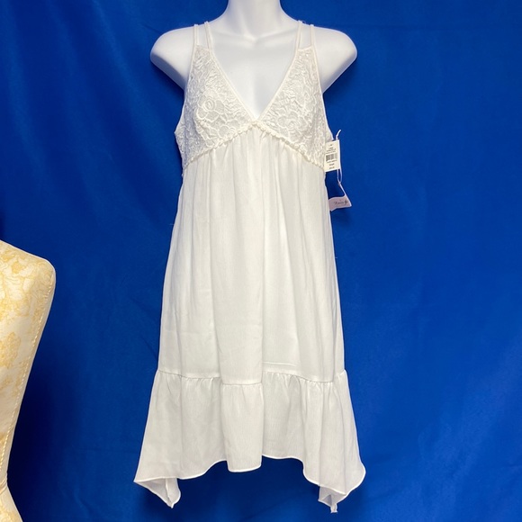 Linea Donatella | Dresses | Linea Donatella Womens White Tank Dress Nwt ...
